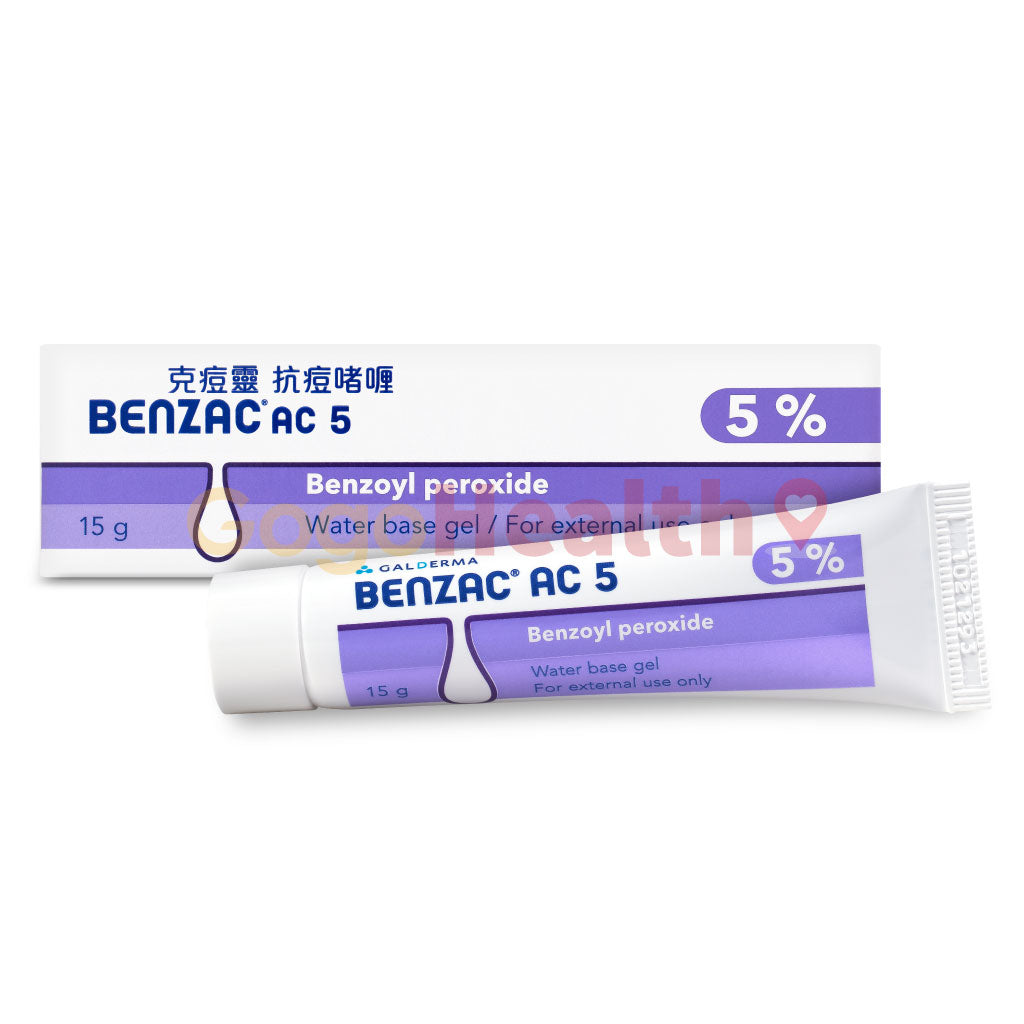 Benzac® 5% Anti-Acne Gel (15g) – GogoHealth