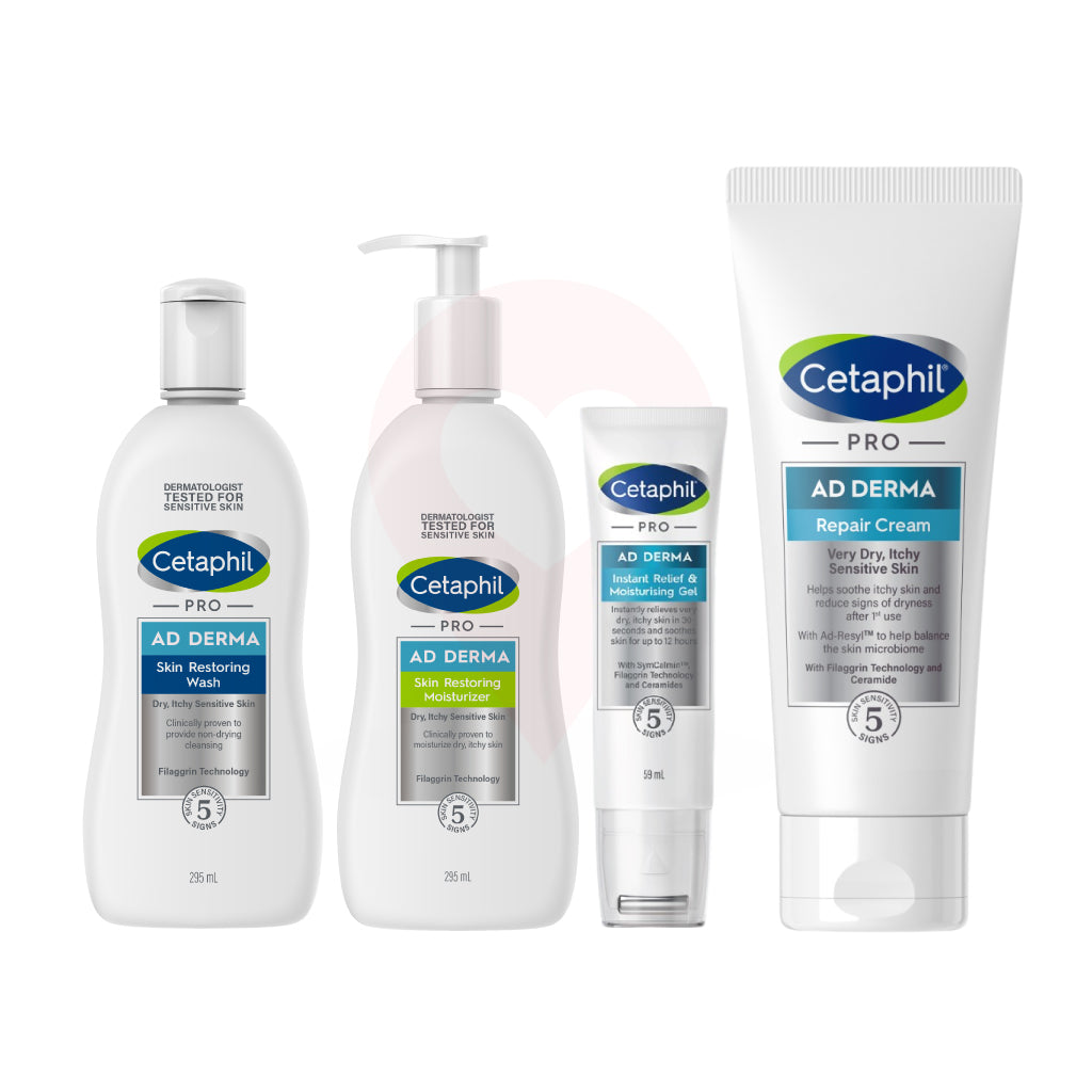 Cetaphil PRO AD Derma Skin Restoring Set – GogoHealth