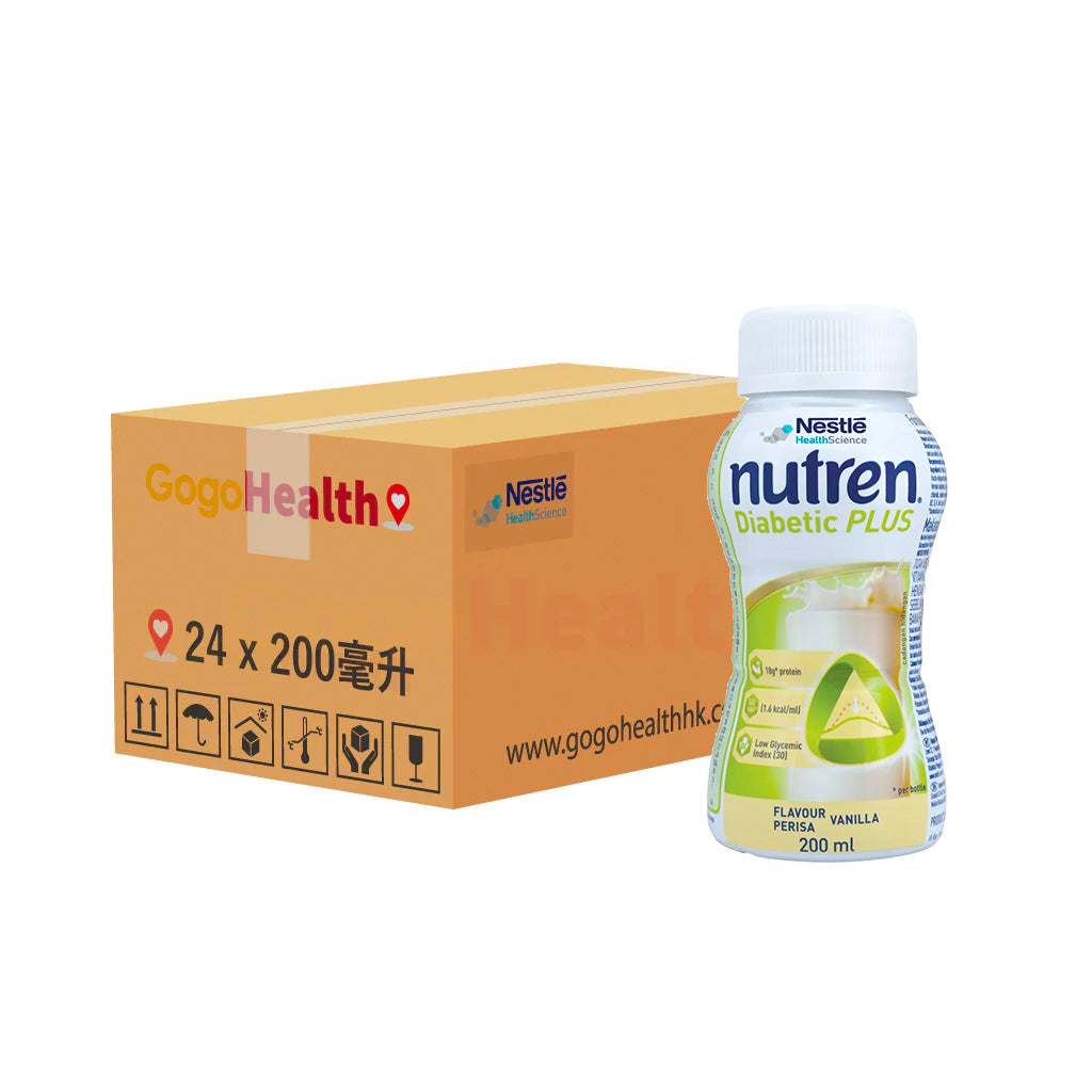 佳膳® 適糖Plus Nutren® Diabetic Plus (200毫升 x 24支) – GogoHealth