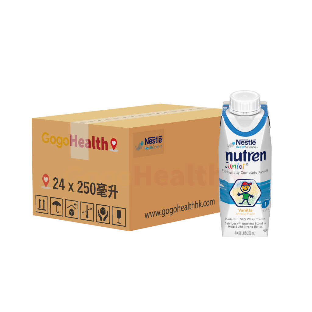 兒童佳膳®即飲裝 Nutren® Junior RTD (250毫升 x 24支) – GogoHealth