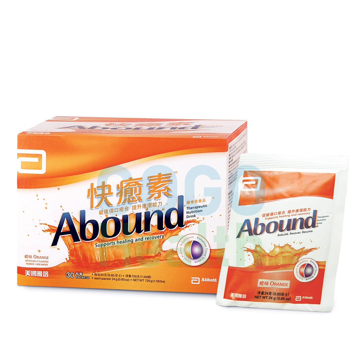 快癒素® Abound® 傷口癒合專用營養品 (24克 x 30包) – GogoHealth